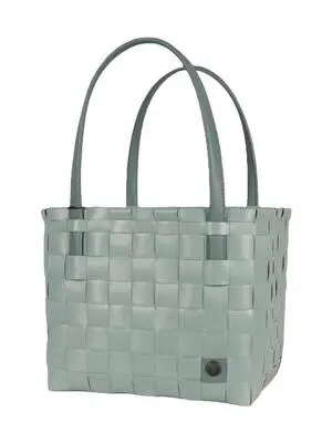 HANDED BY Recycled Tote Bag - Grey/green