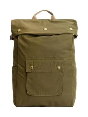 Barbour Transport Foldover Backpack - Dusky Green