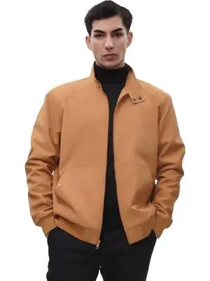 ROKKA&ROLLA Classic Full-zip Bomber Jacket - Copper