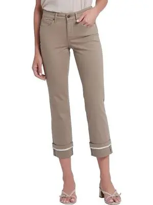 NYDJ Marilyn High Waist Ankle Jeans - Saddlewood