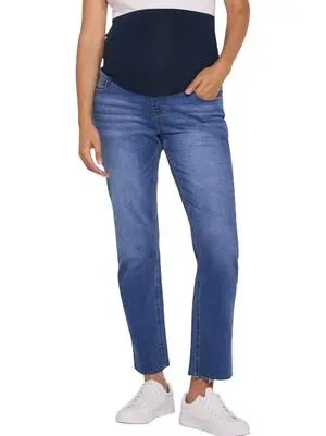 Motherhood Maternity Secret Fit Belly Slim Straight Leg Maternity Jeans - Medium Wash