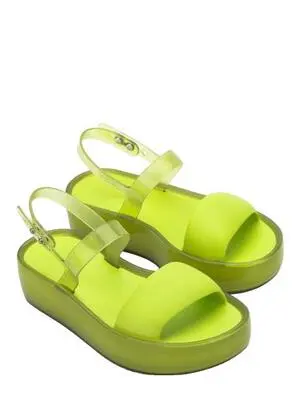 Melissa Melissa Float Platform Slingback Sandals Green