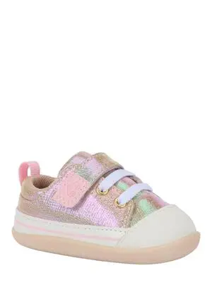 See Kai Run Mini Stevie Shimmer Sneaker - Gold Metallic