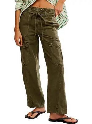 FREE PEOPLE Free People Park Ave Cotton Cargo Pants