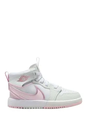 JORDAN 1 Mid Rm Easyon Sneakers - White/fire Red/pink Foam
