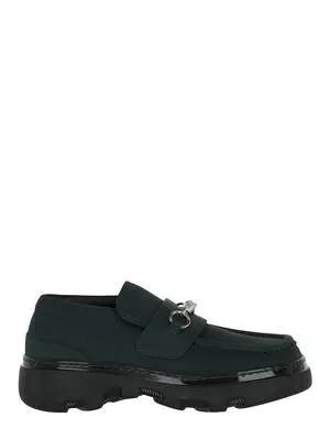 Burberry Creeper Clamp Loafers - Green