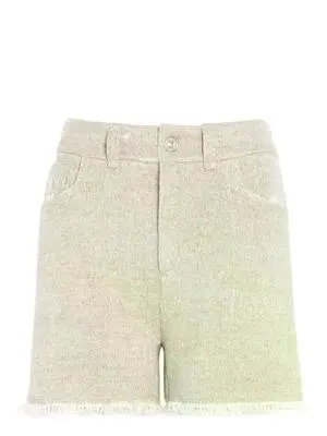 BARRIE Fine-knit Fringe-detail Shorts - Neutrals