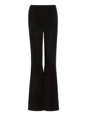 BARRIE Flared Trousers - Black