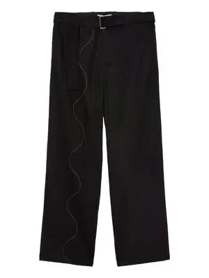 MSGM Straight-leg Trousers - Black