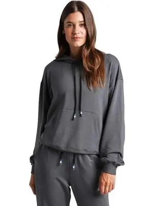 LOSANO Monterey Relaxed Fit Hoodie - Charcoal