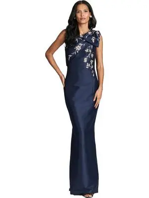Sachin & Babi Embellished Olivia Gown - Blue / Navy