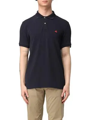 Peuterey Technical Fabric Polo With Logo Black
