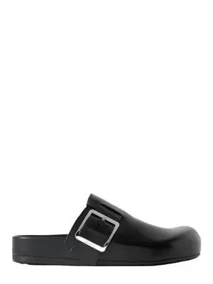 Loewe Ease Leather Mules - Black