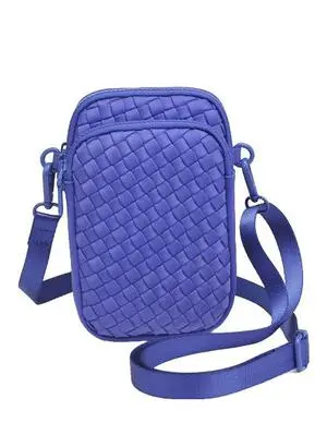 SOL AND SELENE Divide & Conquer Woven Neoprene Bag - Periwinkle