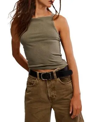 Free People Free People Mia Rib Tank Caiman