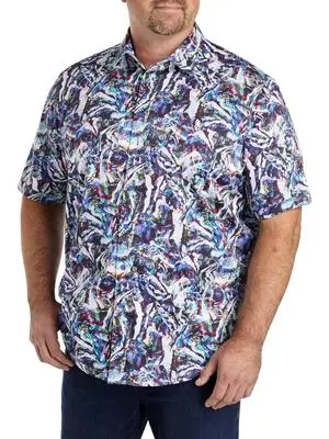 ROBERT GRAHAM DXL Big & Tall Boyd Sport Shirt - Multi