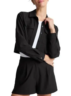 Beyond Yoga Midtown Crop Jacket - Black