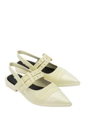 Melissa Melissa Ladylike Mary Jane Flats Beige/ Black