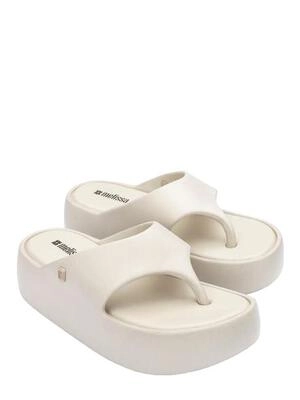 Melissa Melissa Free Platform Flip Flop Beige