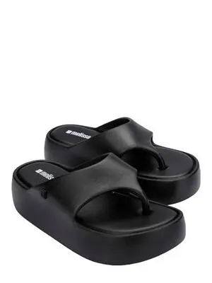 Melissa Free Platform Flip Flop - Black
