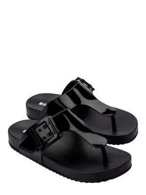 Melissa Cozy Platform Flip Flop - Black