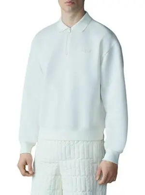 Mackage Quarter-zip Polo Sweater - Cream