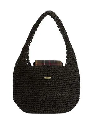 Barbour Lily Crochet Mini Tote - Black