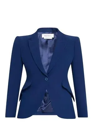 Alexander McQueen Single-breasted Blazer - Midniteblu