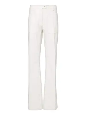 FERRAGAMO Mid-rise Straight Leg Jeans - White