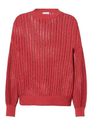 Brunello Cucinelli Cotton Sweater - Red
