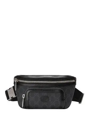 Gucci Belt Bag With Interlocking G - Black