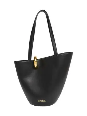 Jacquemus Leather Tote Bag - Black