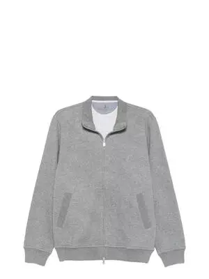 Brunello Cucinelli Mélange-effect Sweatshirt - Grey