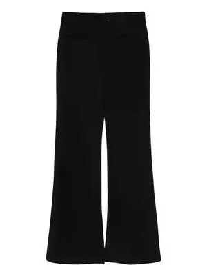 B+AB High-waisted Flared Trousers - Black