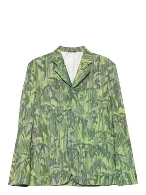 Kenzo Camo-motif Blazer - Green