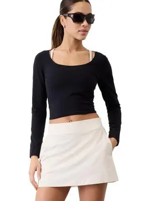 Athleta Mid-rise 13.5" Skort - Bone