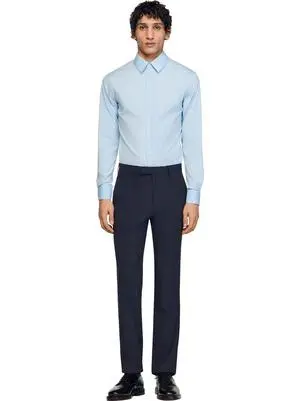 Sandro Plain Shirt - Blue Sky