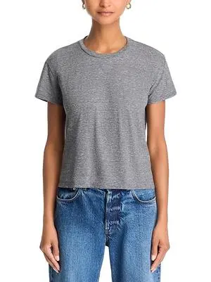 PERFECTWHITETEE Harley Boxy Tee - Heather Grey