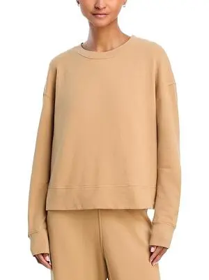 PERFECTWHITETEE Tyler Crewneck Sweatshirt - Suede