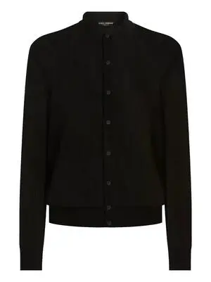 Dolce & Gabbana Ribbed-knit Shirt - Black