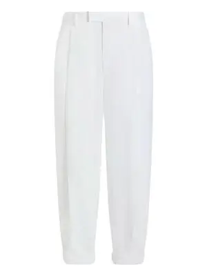 Dolce & Gabbana Folded-edge Trousers - White