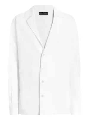 Dolce & Gabbana Peak-lapel Collar Shirt - White