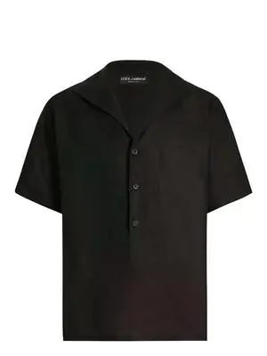 Dolce & Gabbana Sailor-collar Shirt - Black