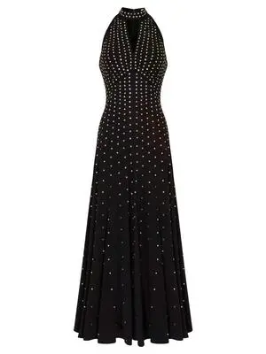 TEMPERLEY LONDON Loretta Halterneck Dress - Black