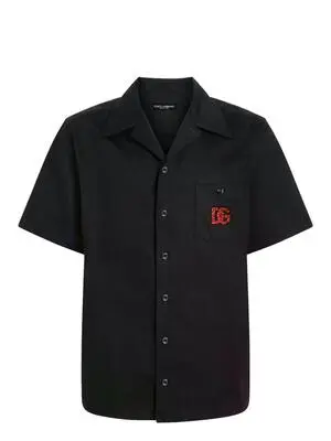 Dolce & Gabbana Bead-logo Shirt - Black