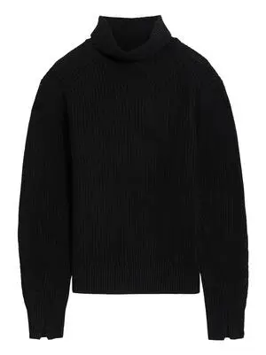 Rag & Bone Penelope Ribbed Turtleneck Sweater - Black