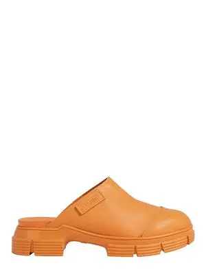 GANNI City Rubber Clogs - Orange