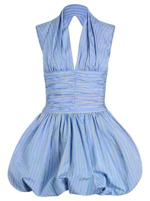 Patou Striped Mini Dress - Blue