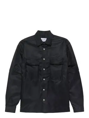 D4.0 Detachable-sleeves Shirt Jacket - Blue