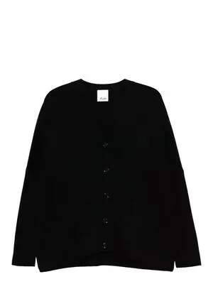 ALLUDE V-neck Cardigan - Black